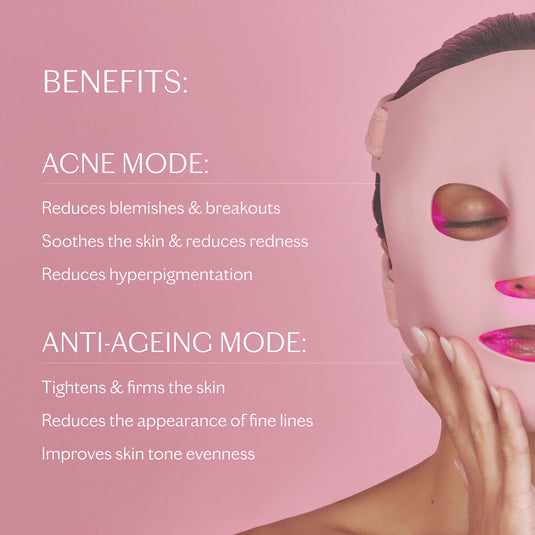 LED Face Mask | Advanced Red Light Therapy | MZ SKIN